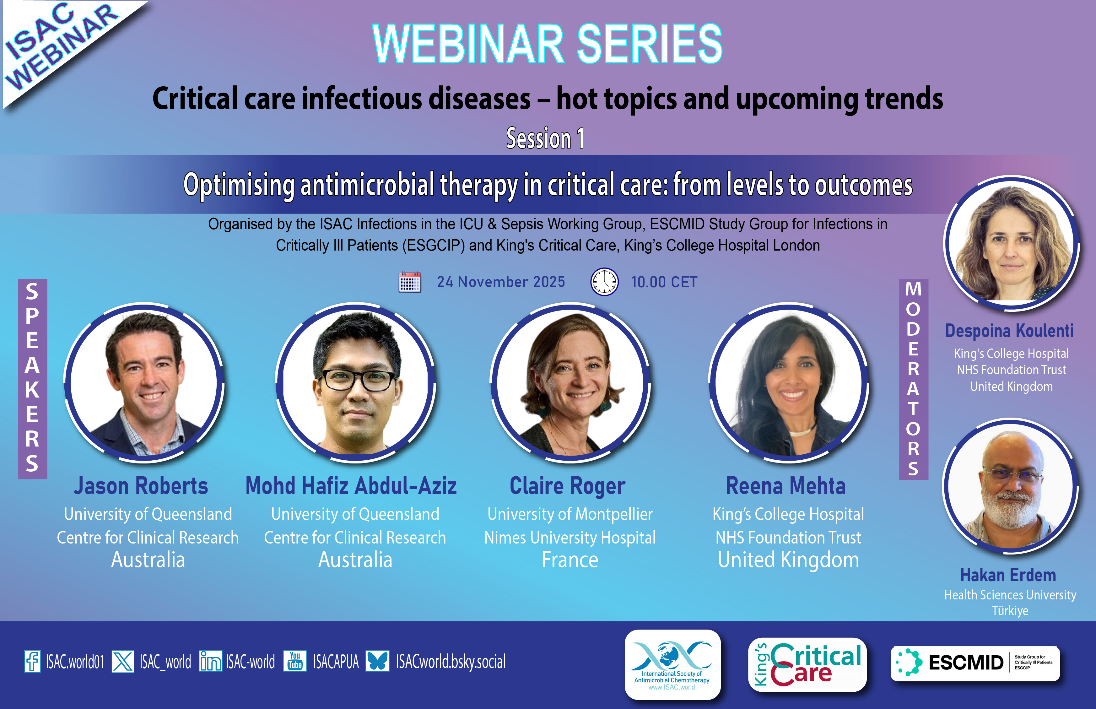 ISAC webinar | International Society of Antimicrobial Chemotherapy
